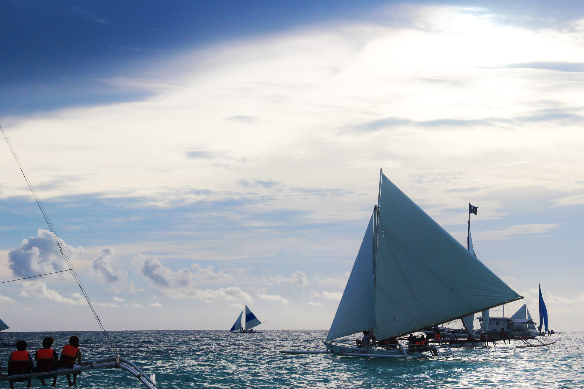 Boracay - Paraw Sailing - Karen Ashley
